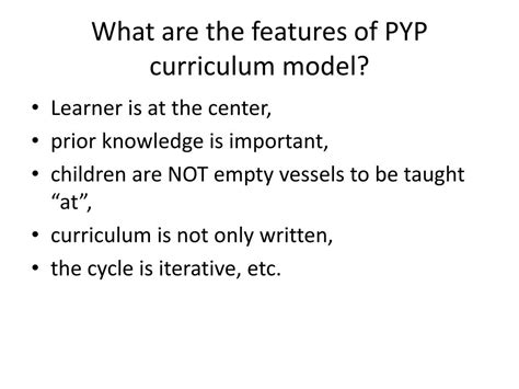PPT PYP Understanding Questionnaire PowerPoint Presentation Free