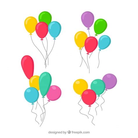 وکتور بادبادک رنگارنگ کارتونی پیکسه