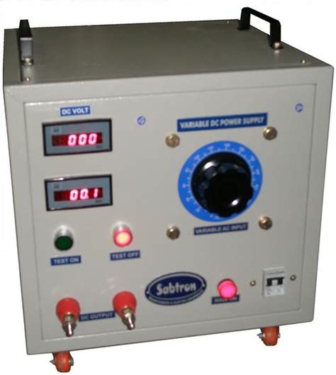 Dc Variable Power Supply V Output Range Metal Build Mcb Protection Digital Display