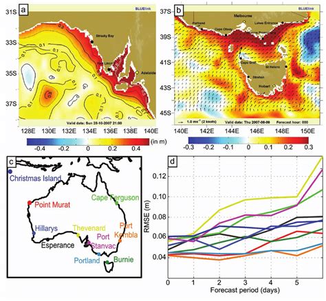 A B Operational Bluelink Snapshots Of Two Different Coastally Download Scientific Diagram