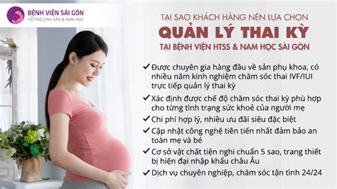 Quản lý thai kỳ và cột mốc khám thai quan trọng