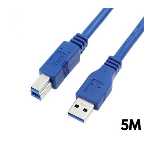 Ready Stock I Cable Genuine Gbps Super Speed Usb A Male To B Male Printer Cable Meter