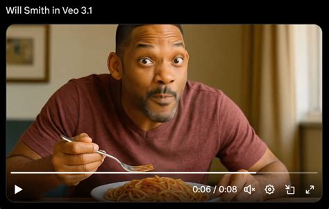 Will Smith Spaghetti And The Astonishing Speed Of Ai Progress The Righteous Cause