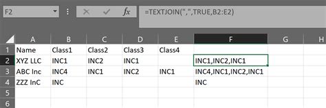 How To Concatenate Values Into Distinct Comma Separated Values In Excel