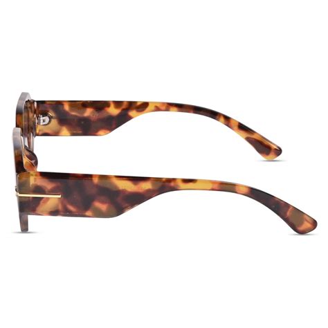 Buy Voyage Brown Rectangular Sunglasses 957mg3680 Online