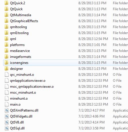 Qml Getting An All White Screen On Deploying Qt Quick Demo App Minehunt Stack Overflow