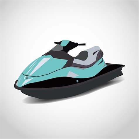 Premium Vector Jet Ski Vector Illustration