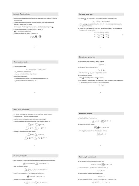 Lecture 5 Tensors Pdf