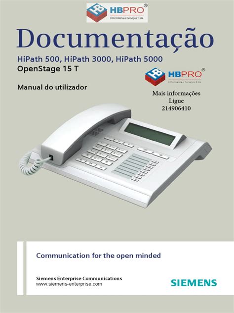 Openstage 15 Sip Pdf Informação União Europeia