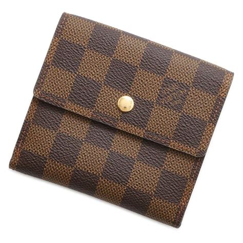 【楽天市場】ルイヴィトン 財布 ダミエ・エベヌ ポルトフォイユ・エリーズ N61654 Louis Vuitton ヴィトン Wホック 三つ