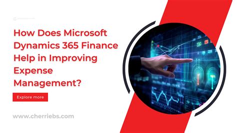 How Does Microsoft Dynamics 365 Finance Help In Improving Expense