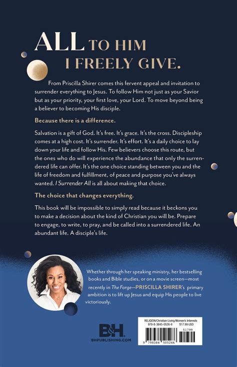 I Surrender All By Priscilla Shirer Lifeway Publishing