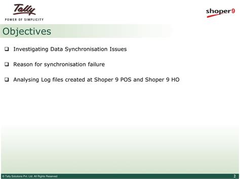 Ppt Shoper Data Synchronisation Troubleshooting Powerpoint