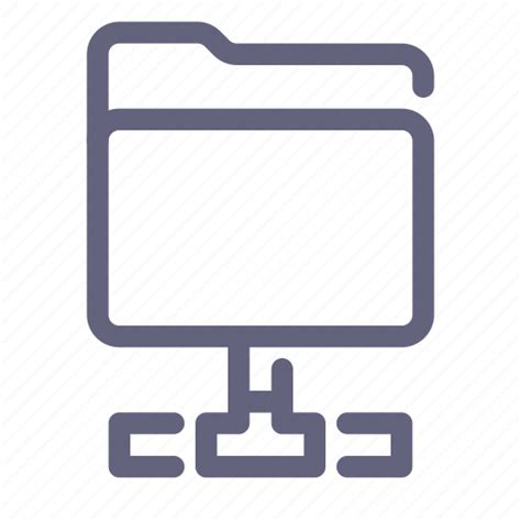 folder network connection icon download on iconfinder
