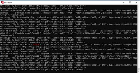 Enable Tracemalloc To Get The Object Allocation Traceback Rocketbot Forum