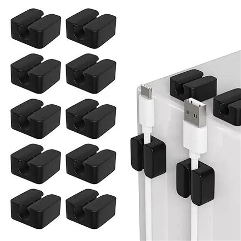 ที่ยึดสายไฟสำหรับจัดการที่เก็บสาย Usb ที่ยืดหยุ่นม้วนสายเคเบิลคลิปซิลิโคนสำหรับอุปกรณ์ป้องกันหู