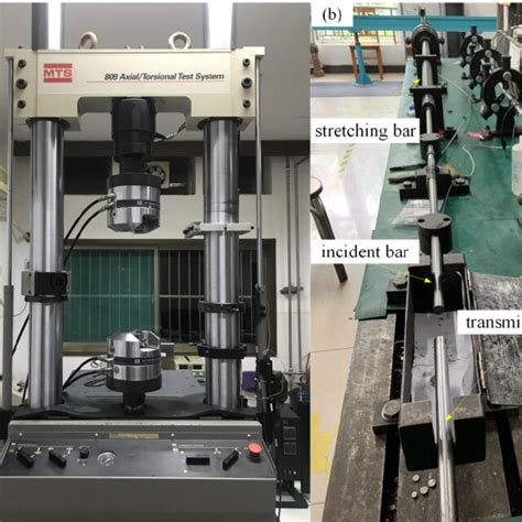 Experimental Apparatus A Quasi Static Uniaxial Tensile Apparatus Download Scientific