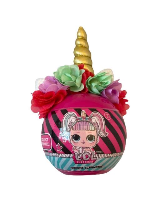 Lol Surprise 528 Scrunchie Unicorn With Flowers New Sealed