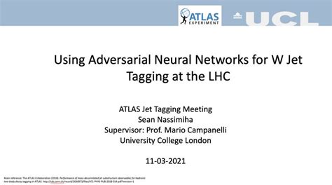 “using adversarial neural networks for w jet tagging at the lhc” is the