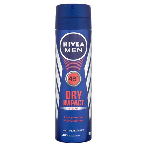 Nivea For Men Dry Impact Deodorant Spray 150ml Centra