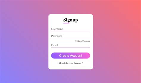 Create Signup Login Form With Html Css Easy Step By Step Guide