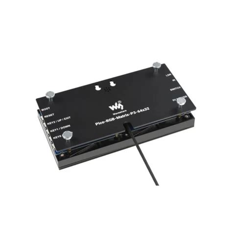 Rgb Full Color Multi Features Digital Clock For Pico64×32