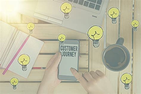 Word Writing Text Customer Journey Business Concept For Product Of Interaction Between