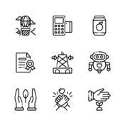 Icono de Tanque de oxígeno Generic black outline