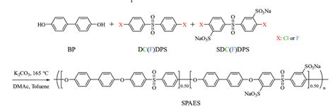 Synthesis Scheme For The Spaes Copolymer Download Scientific Diagram