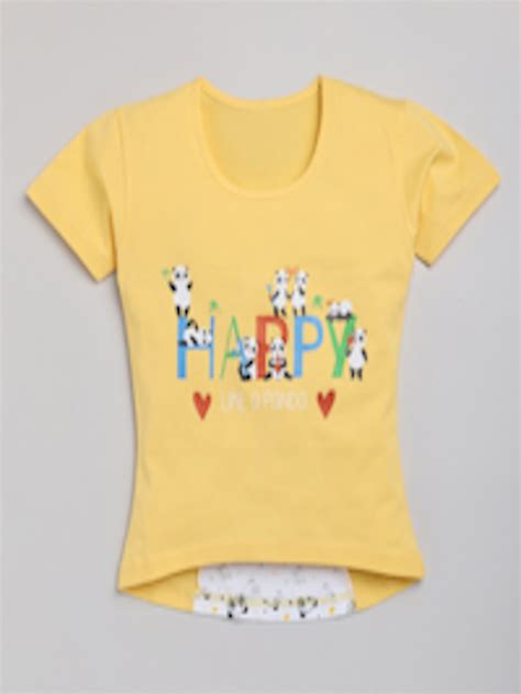 Buy Yk Girls Typography Printed Pure Cotton T Shirt Tshirts For Girls