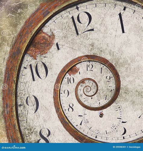 Rusty Clock Swirl Stock Illustration Illustration Of Appointment