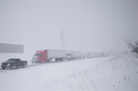 Whiteout Conditions Swamp West Michigan With Pileups Interstate
