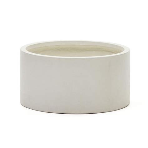 Ghiveci Alb Din Ciment 62 Cm Aiguablava Kave Home The Homero