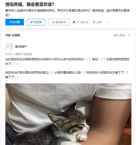 吸猫也分性别？男性更招猫咪喜欢？女性