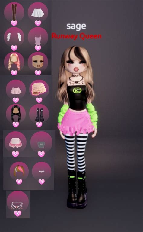 No Vip First Place Dress To Impress Scene Outfit Inspo Scene Outfit
