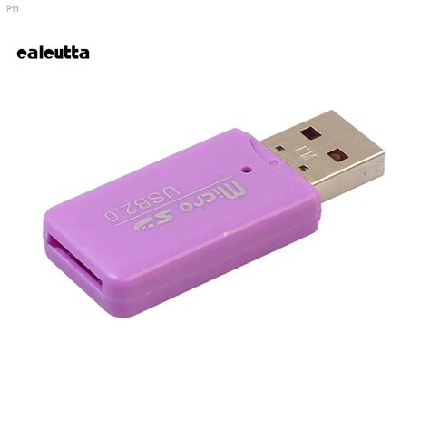 DCMini Portable USB 2 0 High Speed Micro SD TF T Flash Memory Card Reader Adapter Shopee