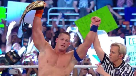 Wwe 2017 Royal Rumble Aj Styles Vs John Cena For The Wwe
