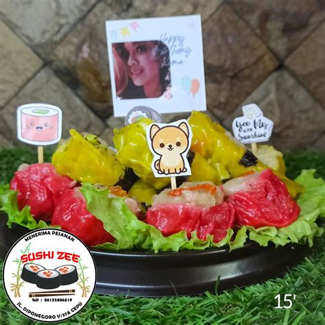 Sushi Zee Happy Birthday Koma 🥳🥰 Setiap Pemesanan Sushi