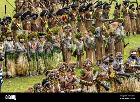 Papua New Guinea Enga Province Enga Tribe Enga Show Wabag Region