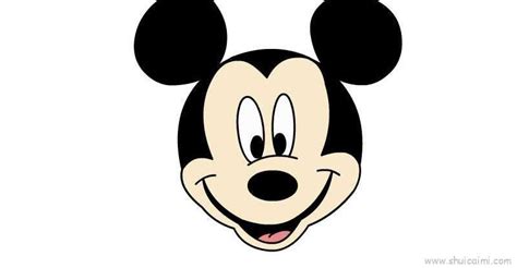 米老鼠卡通版简笔画 天马图吧