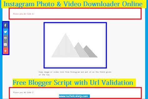 Instagram Photo And Video Downloader Script Blogger ~ Technical Arp