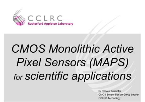 Cmos Monolithic Active Pixel Sensors Maps For Scientific