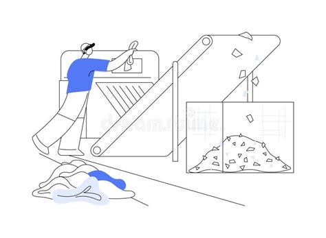 Textile Shredding Stock Illustrations 4 Textile Shredding Stock