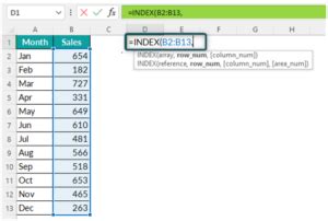 INDEX Function In Excel Formula Examples How To Use