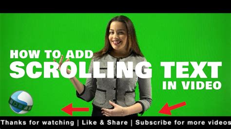 how to add scrolling text in video openshot scrolling text effect openshot tutorial in