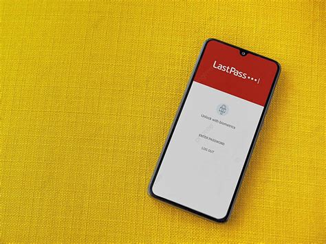 Introduction Screen Of Lastpass Password Manager App Featuring Logo Displayed On Screen Photo