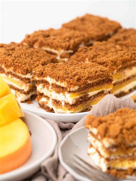 No Bake Filipino Mango Float Dessert Catherine Zhang