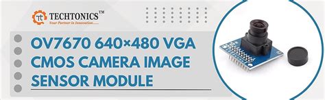 Techtonics Ov7670 640x480 Vga Cmos Camera Image Sensor Module For Arduino Arm And Other Mcu