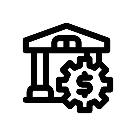 Monetary Policy Line Icon Clean And Minimalist Icon For Websites And