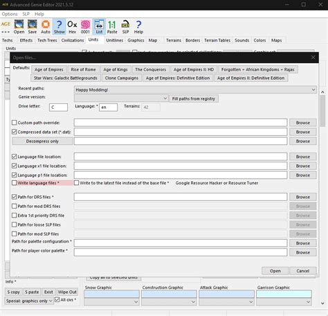 advanced genie editor all in one age of notes